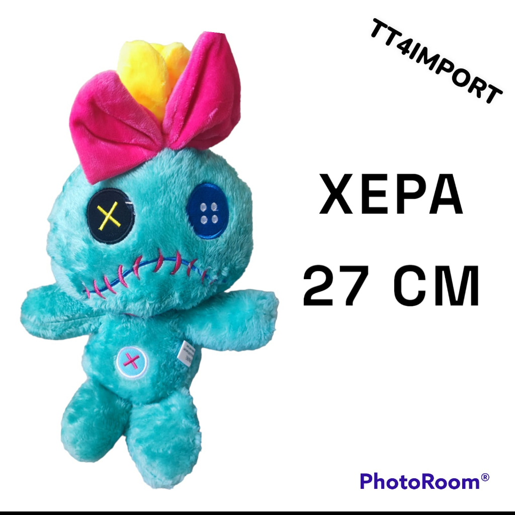 Pelúcia Boneca Xepa Scrump Lilo E Stitch E Angel De 27 CM | Shopee Brasil