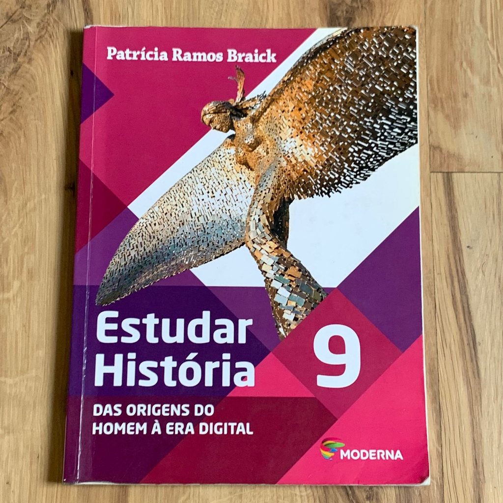 LIVRO ESTUDAR HISTÓRIA 9 - DAS ORIGENS DO HOMEM A ERA DIGITAL ...