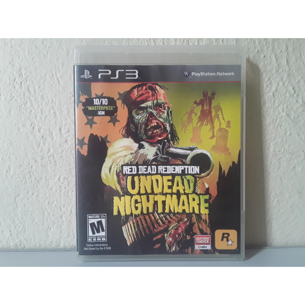 JOGO RED DEAD REDEMPTION UNDEAD NIGHTMARE PS3 ORIGINAL | Shopee Brasil
