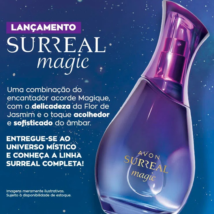 Avon Surreal Magic - Desodorante Colônia 75ml (Original) | Shopee Brasil
