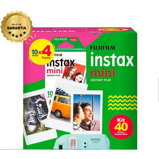 Filme instax fujifilm papel de foto instax mini 7, 8, 9, 11 e todas as ...