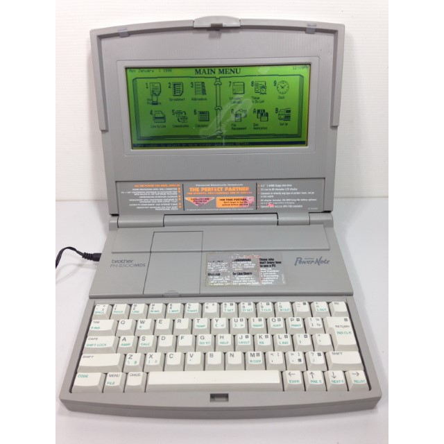 Notebook Brother Antigo Super Power Note Pn-8500mds Raro | Shopee Brasil