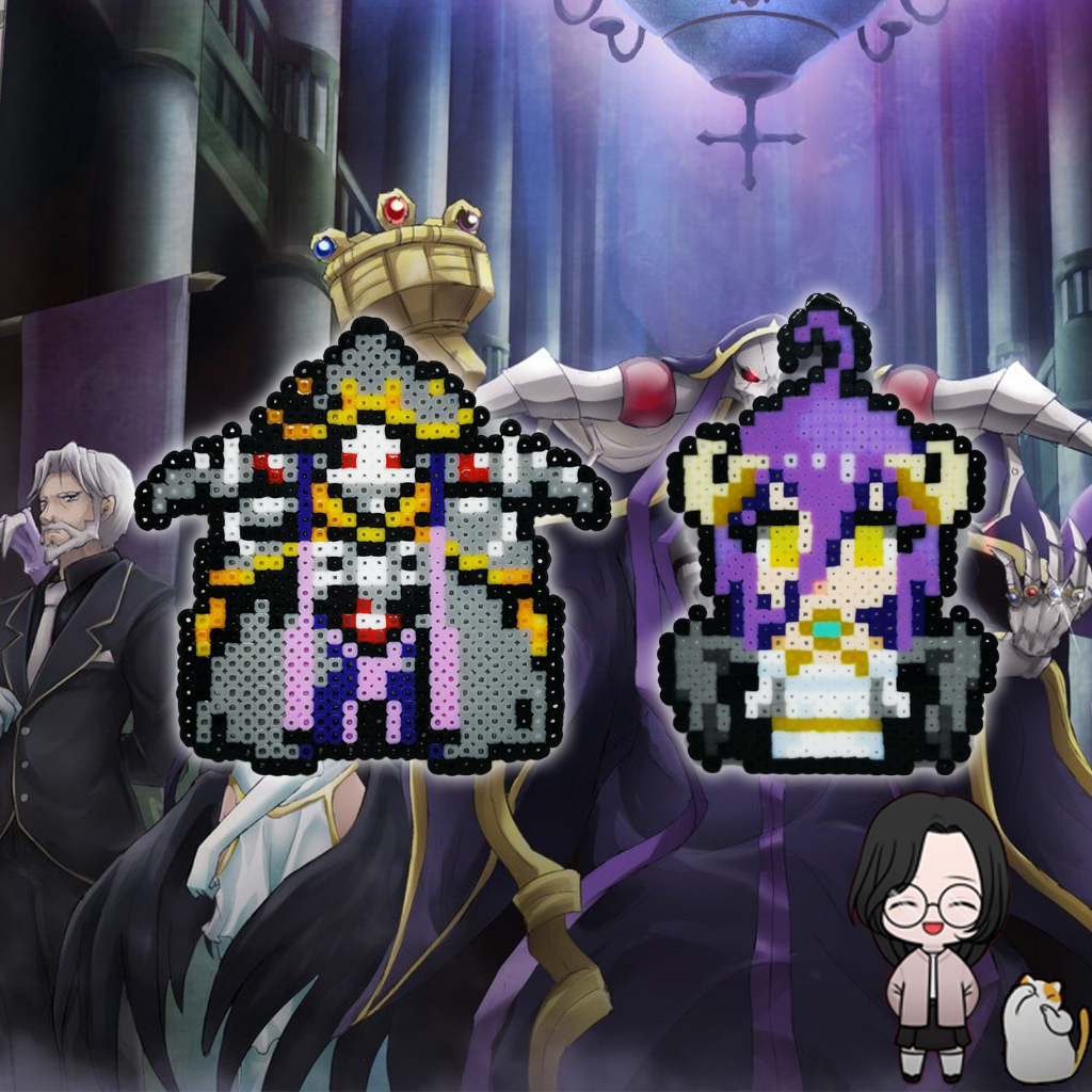 Overlord Ímã ou Chaveiro - Pixel Art / Hama Beads | Shopee Brasil