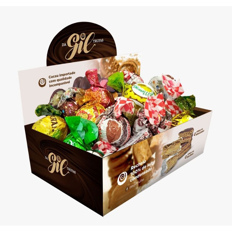 TRUFAS COM OS MELHORES RECHEIOS, CAIXA COM 30 UNIDADES. 40G CADA ...