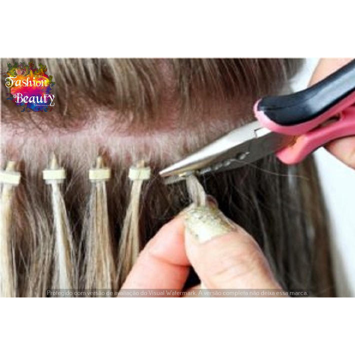 Kit Mega Hair Nagô Alicate+Agulha+Microlink | Shopee Brasil