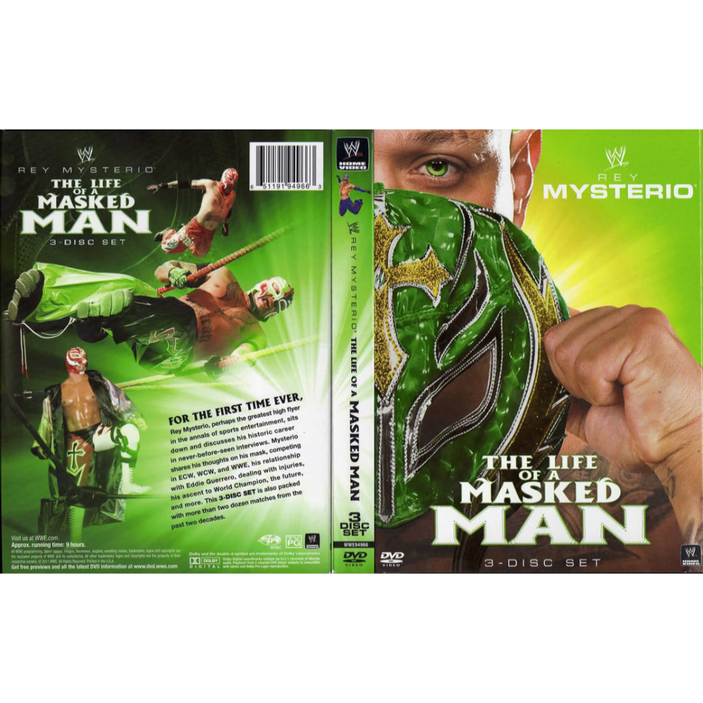 Rey Misterio life a masked men LUTAS COMPLETAS 2 DVDS WWE | Shopee Brasil