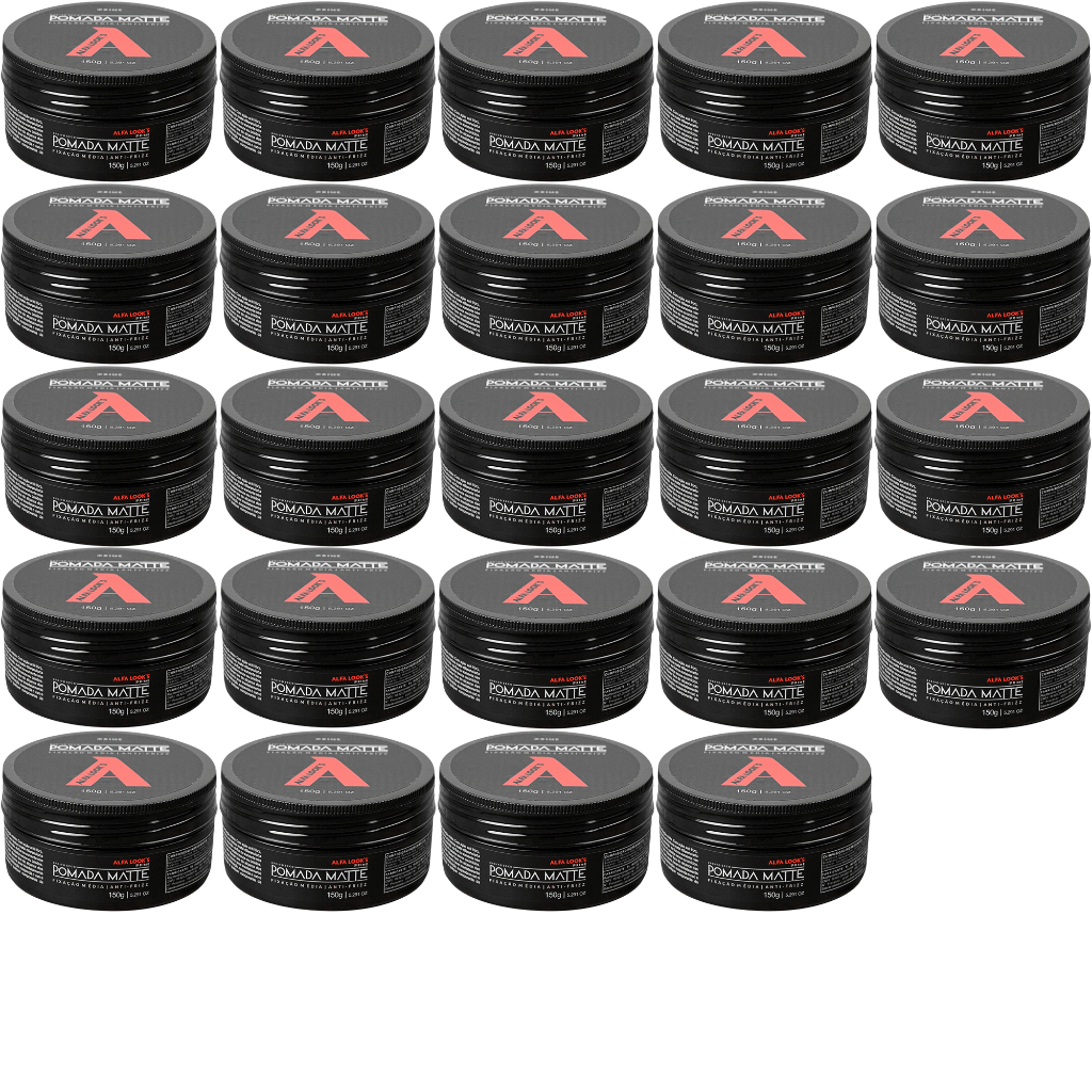 Pomada Modeladora efeito Matte 150g Alfa Looks - Atacado 24 Unidades ... Pomada Modeladora efeito Matte 150g Alfa Looks - Atacado 24 Unidades ...