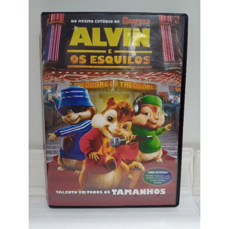 Alvim e os Esquilos - Dvd Original | Shopee Brasil