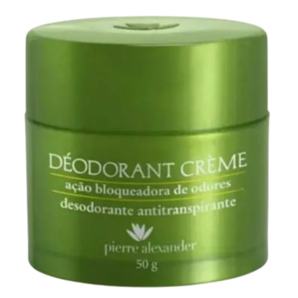 Desodorante Em Creme Pierre Alexander - AÇÃO BLOQUEADORA 50g (POTE ...