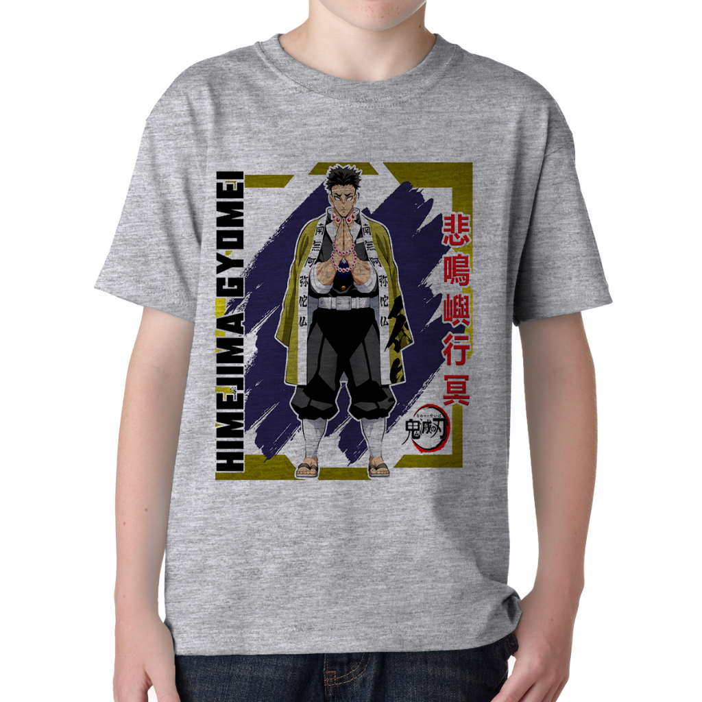 Camiseta tradicional masculina Himejima Gyonei anime serie | Shopee Brasil