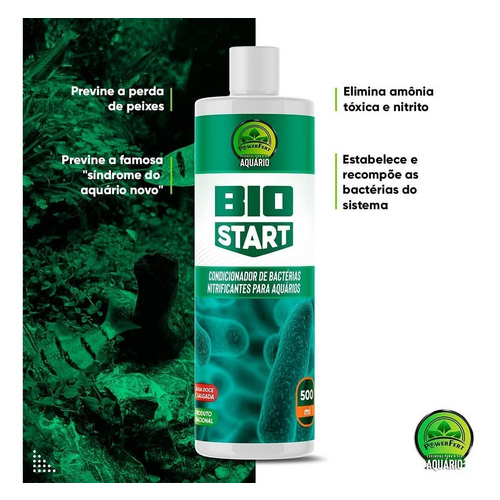 Bio Start Powerfert Acelerador Biologico Para Aquario - 500ml | Shopee ...