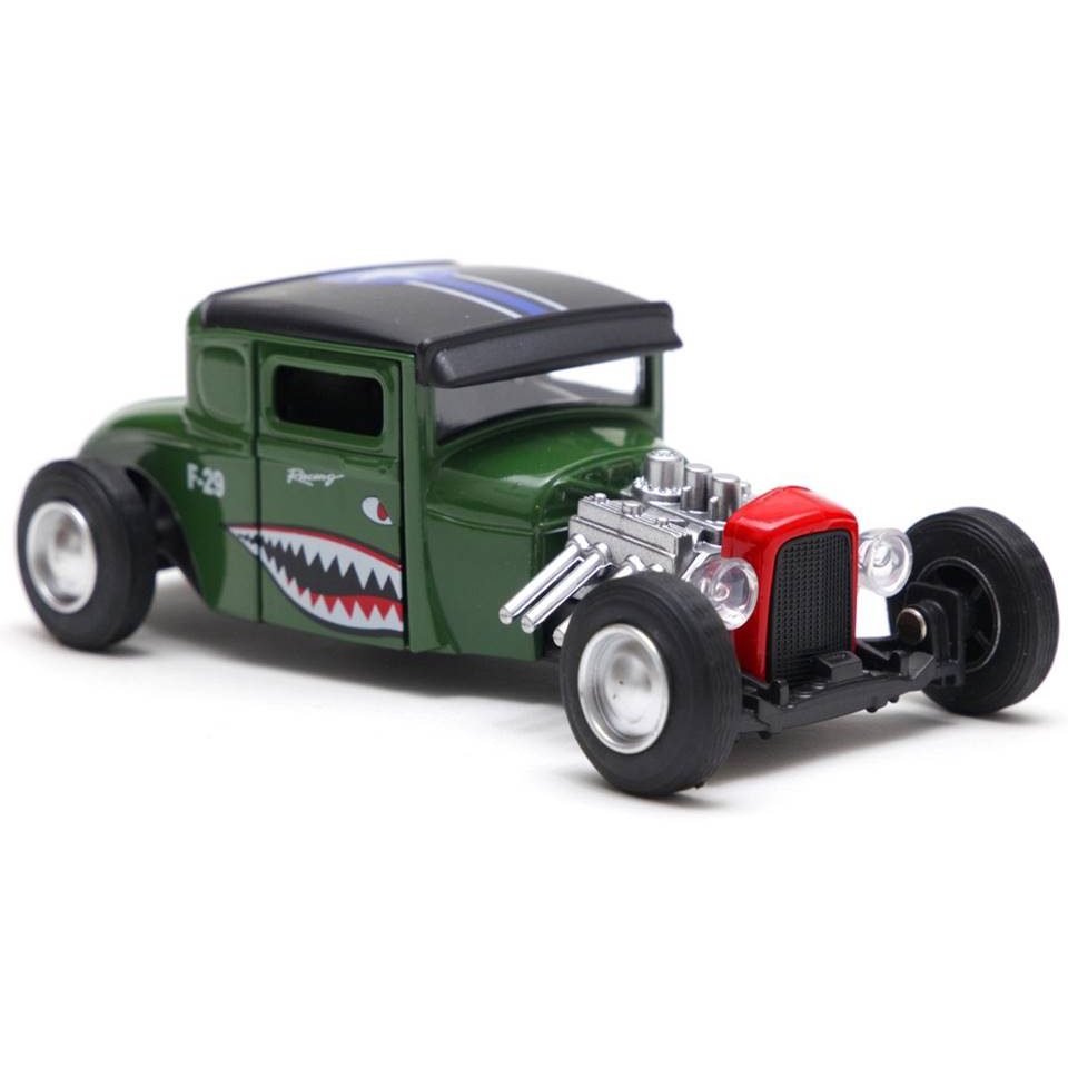 Miniatura Carrinho Hot Rod V8 Medida 12 cm Verde | Shopee Brasil