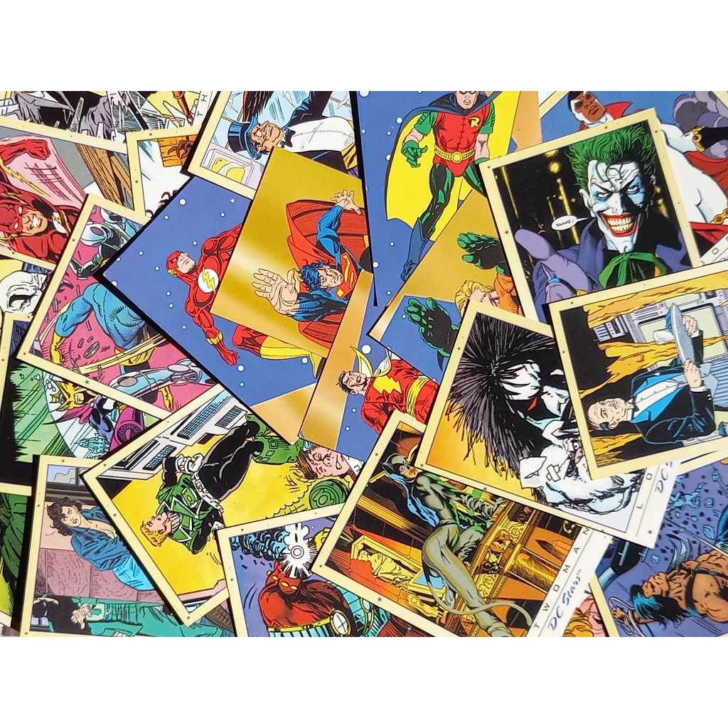 Raros Cards Colecionáveis DC Stars Vintage 1994 Skybox | Shopee Brasil