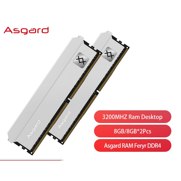Mem ria Ram Gamer Ddr4 Asgard 2x8gb 16gb 3200mhz Lacrada Escorrega