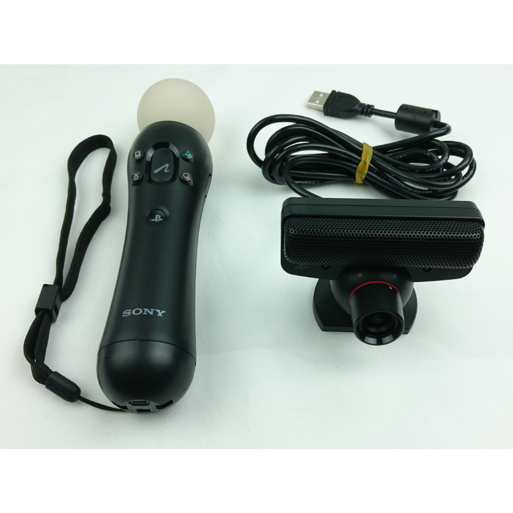 kit PS3 move com controle bastão motion mais câmera ps3 eye original Sony | Shopee Brasil