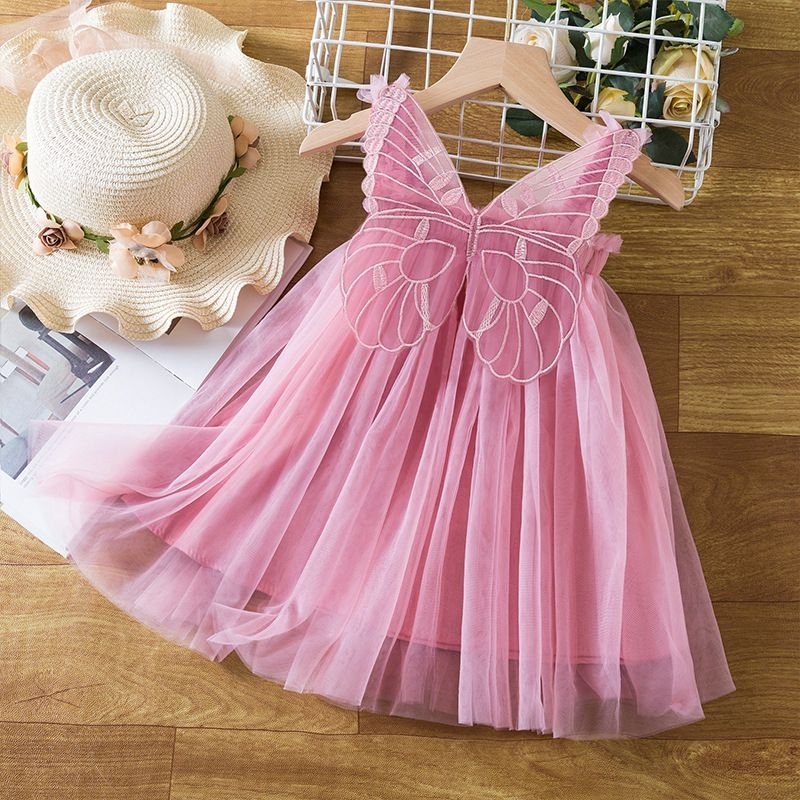 Veste infantil menina bebê tule asa de borboleta princesa jardim ...