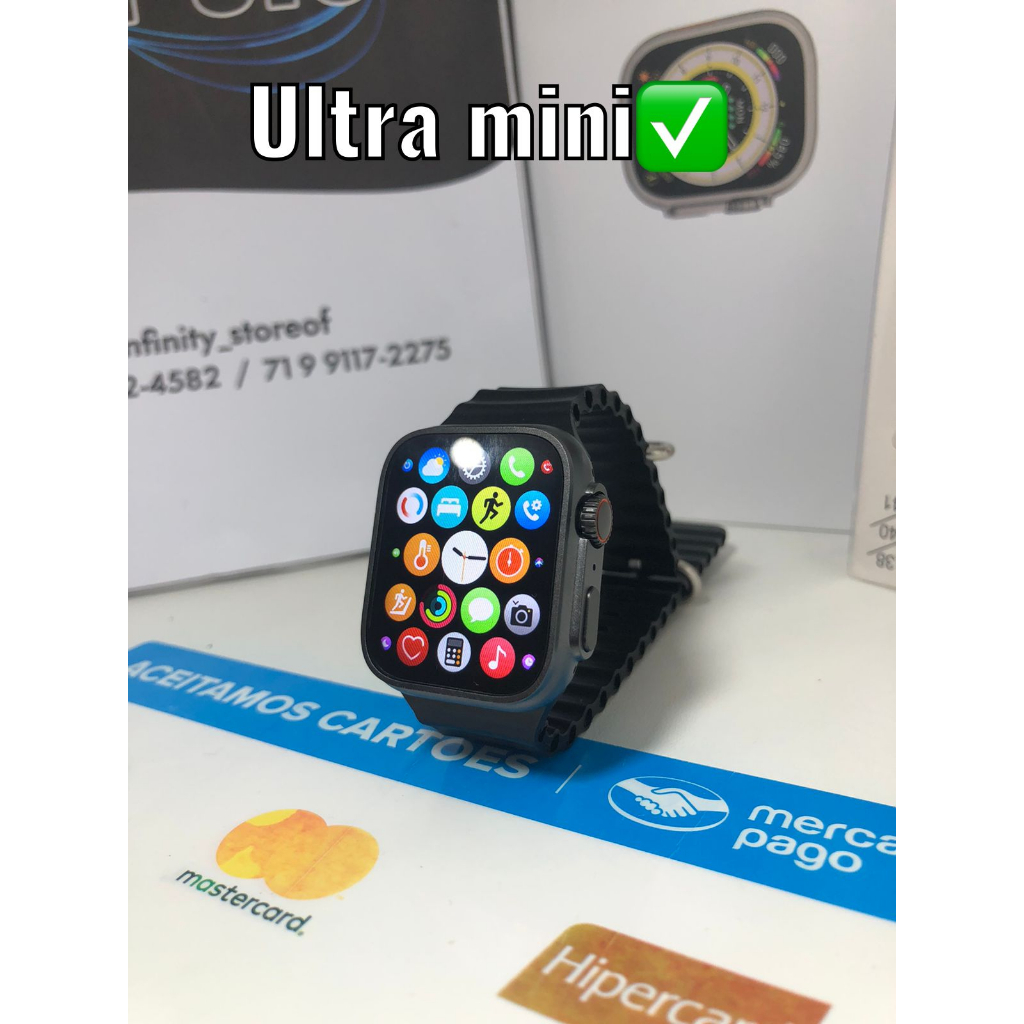 LANÇAMENTO 2023 Smartwatch IWO Ultra 8 Mini 41mm UNISSEX carregamento ...