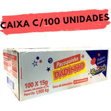 Paçoca Dadinho Caixa C/100 Unidades De 15g - Dizioli | Shopee Brasil