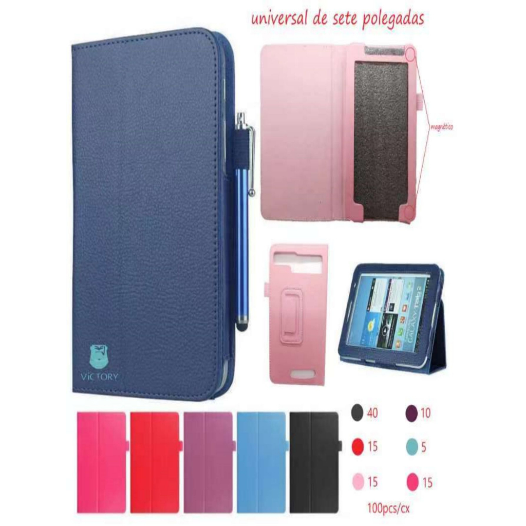 capa carteira para tablet 9 polegada Universal | Shopee Brasil