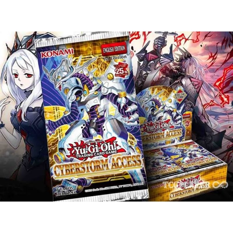 Caixa Booster YUGIOH CYBERSTORM ACCESS | Shopee Brasil