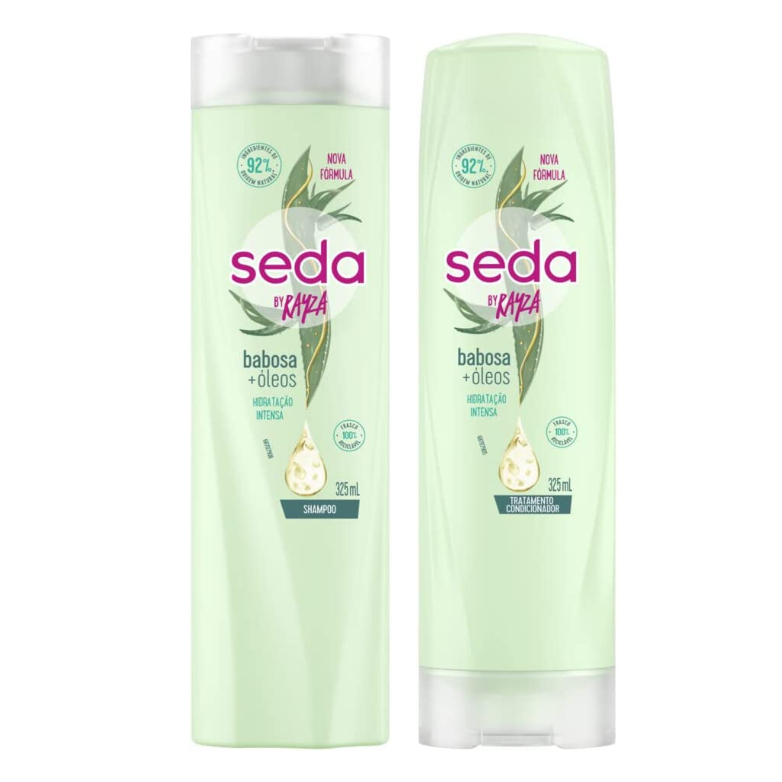 Kit Shampoo E Condicionador Seda Babosa By Rayza 325ml | Shopee Brasil