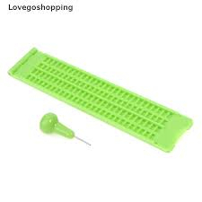 Reglete de Plástico - Negativa Para Escrita Braille | Shopee Brasil