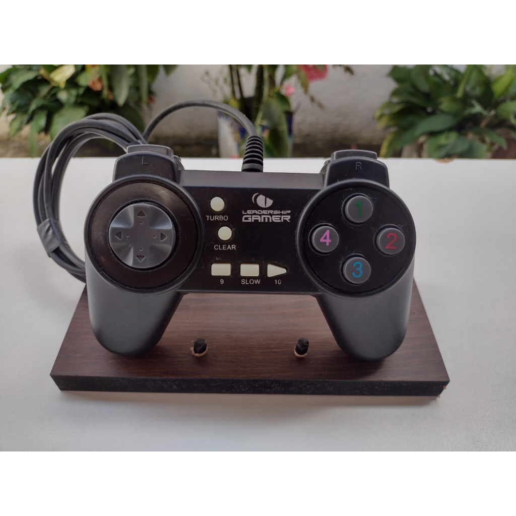 Controle Manete Computador Leadership Gamer Joypad Usb 3652 | Shopee Brasil