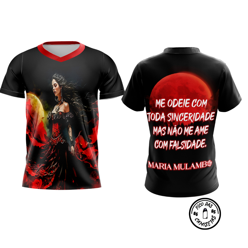 CAMISETA MARIA MULAMBO 126 | Shopee Brasil