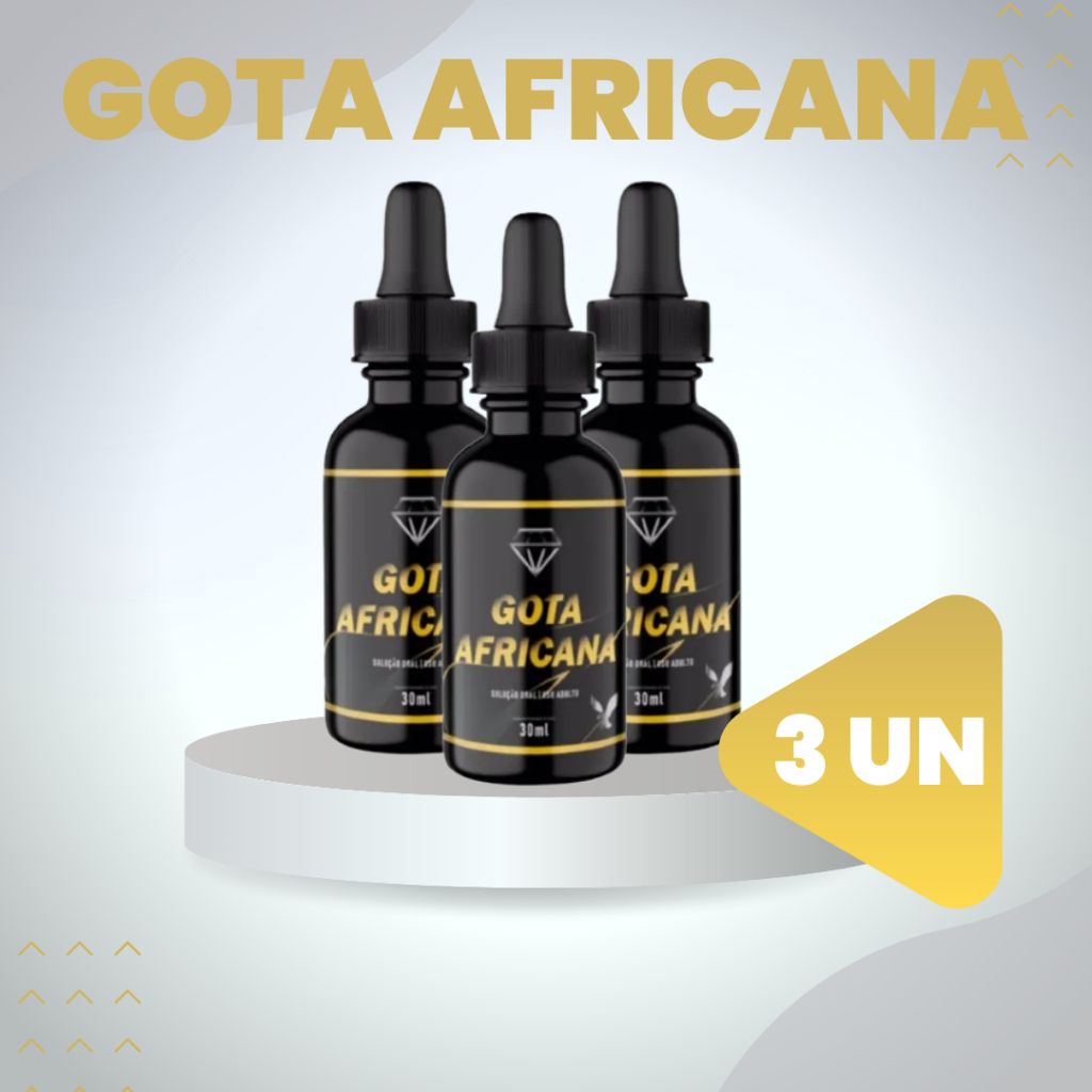 Mega Oferta 3 Gota Africana Original 30ML | Shopee Brasil