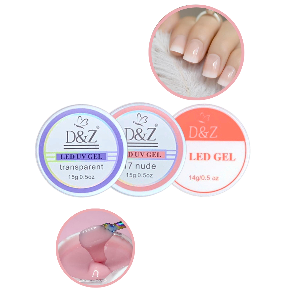 Gel Fiber Gel Led Uv Unhas Fibra Acrigel Porcelana 15g 18g 30g | Shopee ...