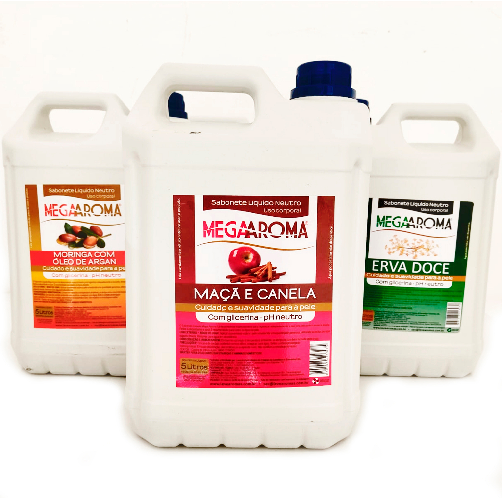 Sabonete Líquido Uso Geral 5 Litros MEGA AROMA | Shopee Brasil