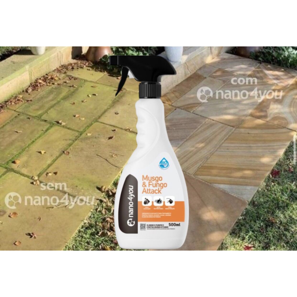 MUSGO & FUNGO ATTACK - PUMP 500ML Removedor Limpador e Tratamento ...