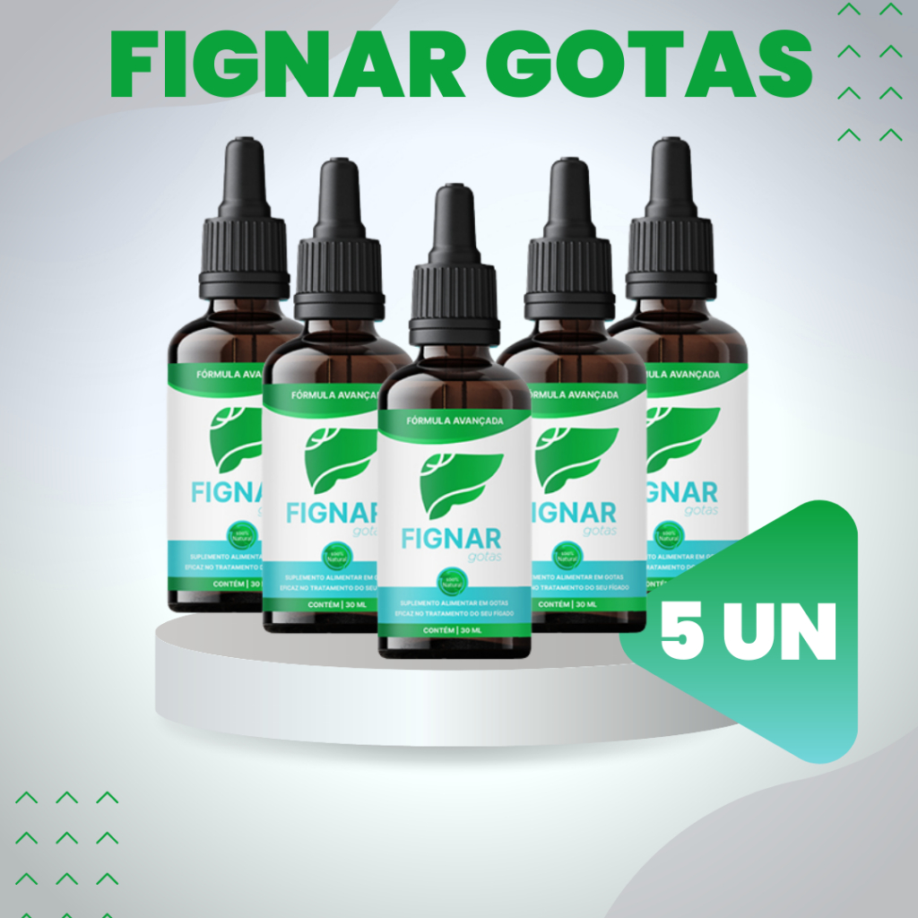 Mega Oferta 5 Fignar Gotas Original 30ML | Shopee Brasil