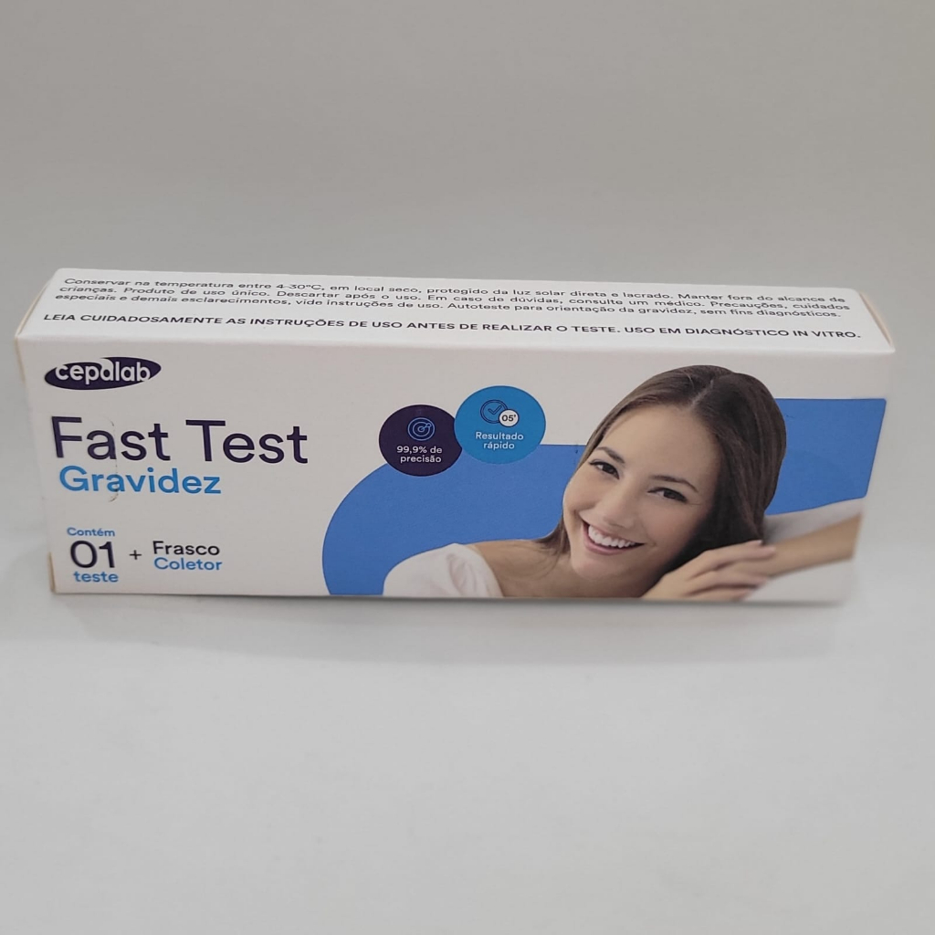 Fast Test gravidez - Cepalab | Shopee Brasil