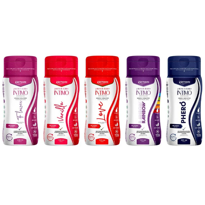 Sabonete Líquido Íntimo Higiene Fragrâncias 100ml La Pimenta | Shopee ...