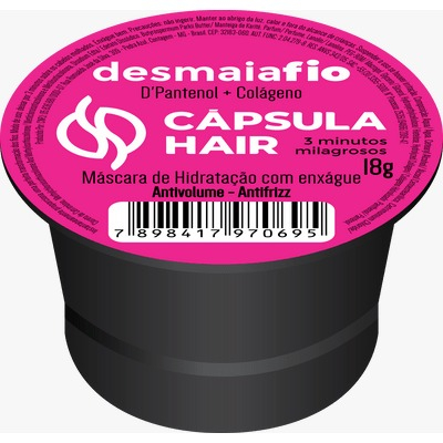 Capsula Hair Desmaia Fio 18g | Shopee Brasil