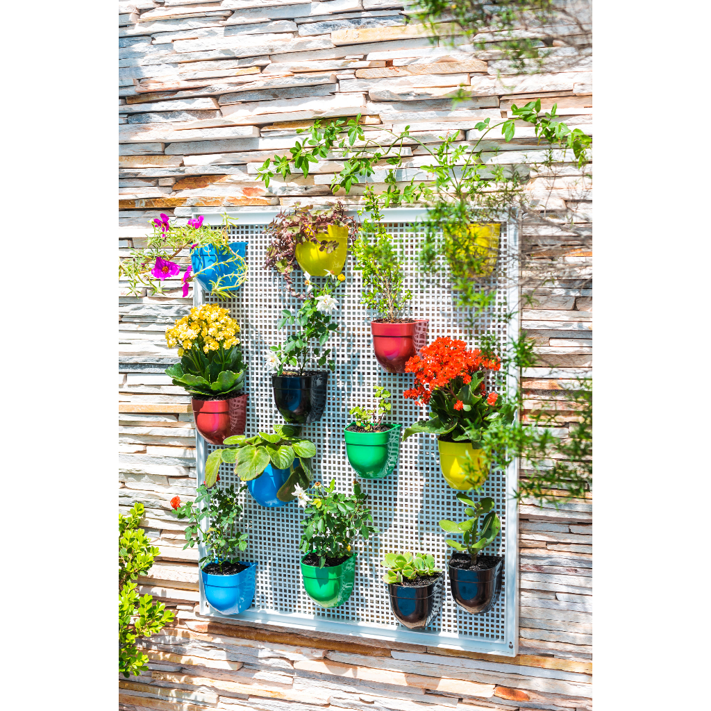 Jardim Suspenso Painel Vertical Para Horta Jardim de Parede Com 15 ...