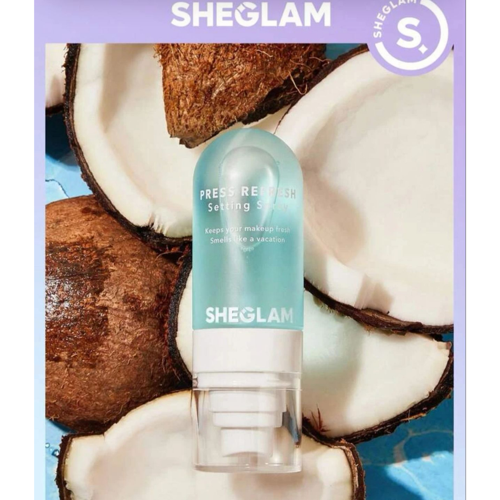 Bruma Spray Fixadora - AZUL, AMARELA OU LILAS - SHEIN SHEGLAM | Shopee ...