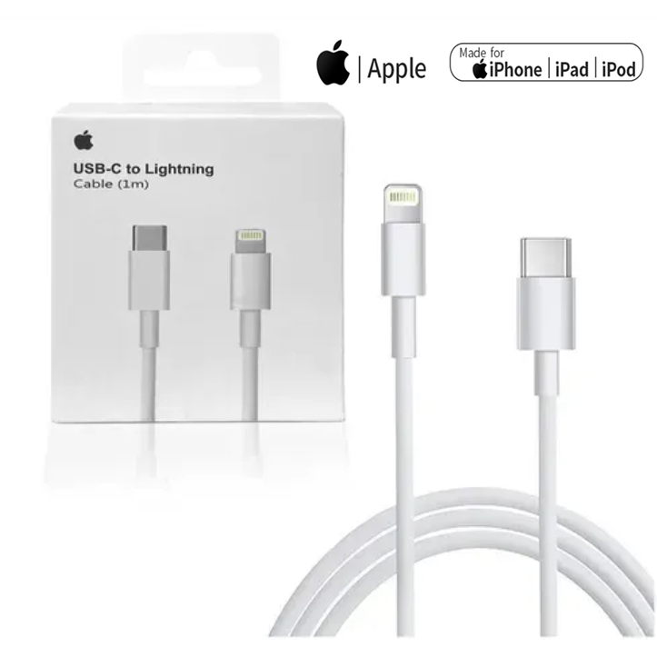 Cabo iPhone Usb-C Lightning 1 Metro de Carregamento Rápido | Shopee Brasil