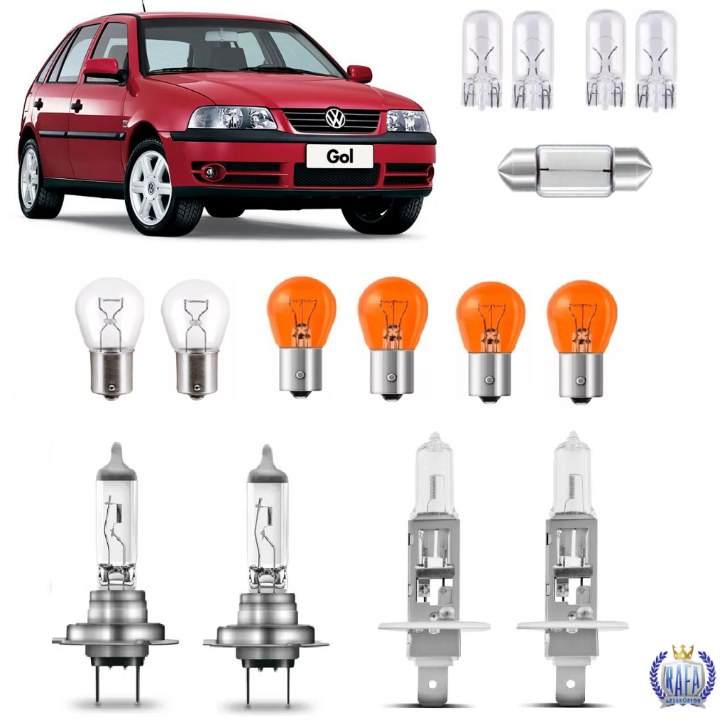 Kit Lâmpadas Gol G3 Foco Duplo H7 H1 Originais Halogena | Shopee Brasil