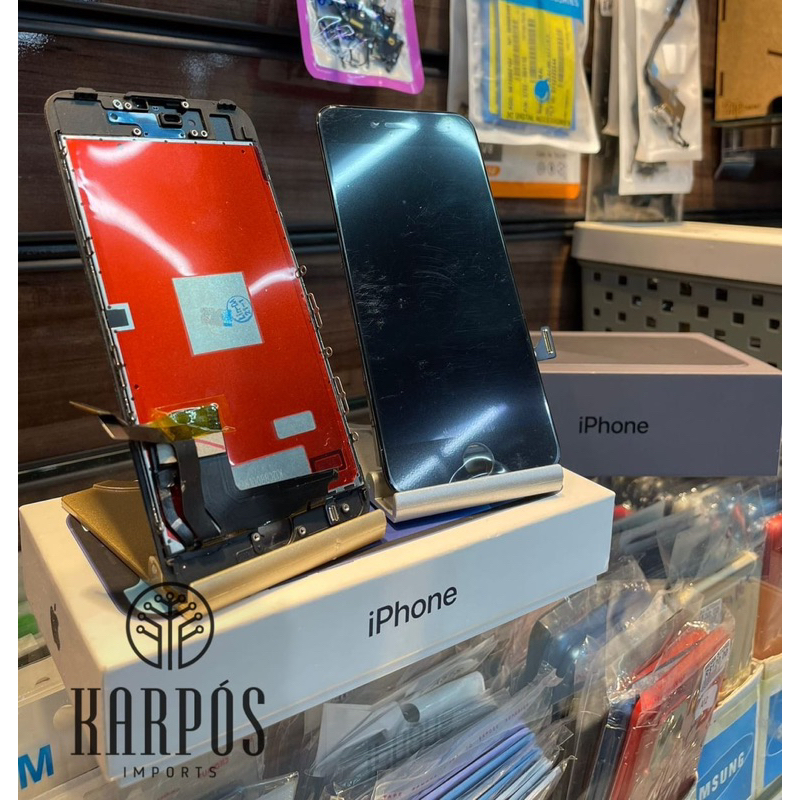 Tela Display Touch Frontal LCD IPhone 7G (Obs: Tela possui detalhe) | Shopee Brasil