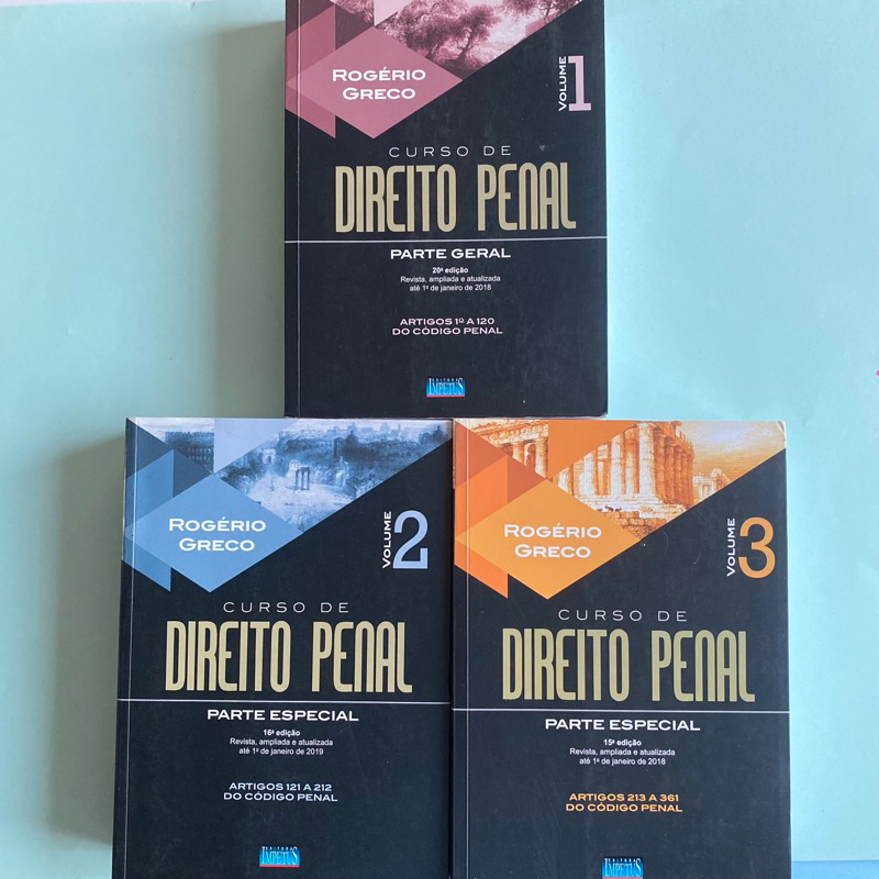 Kit Livros Direto Penal - Rogério Greco | Shopee Brasil