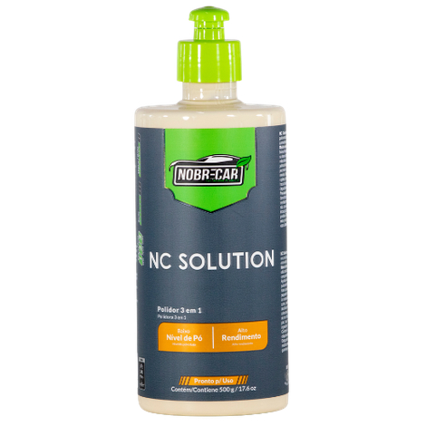 NC Solution Polidor 3 em 1 de Corte, Refino e Lustro Nobre Car 500ml | Shopee Brasil