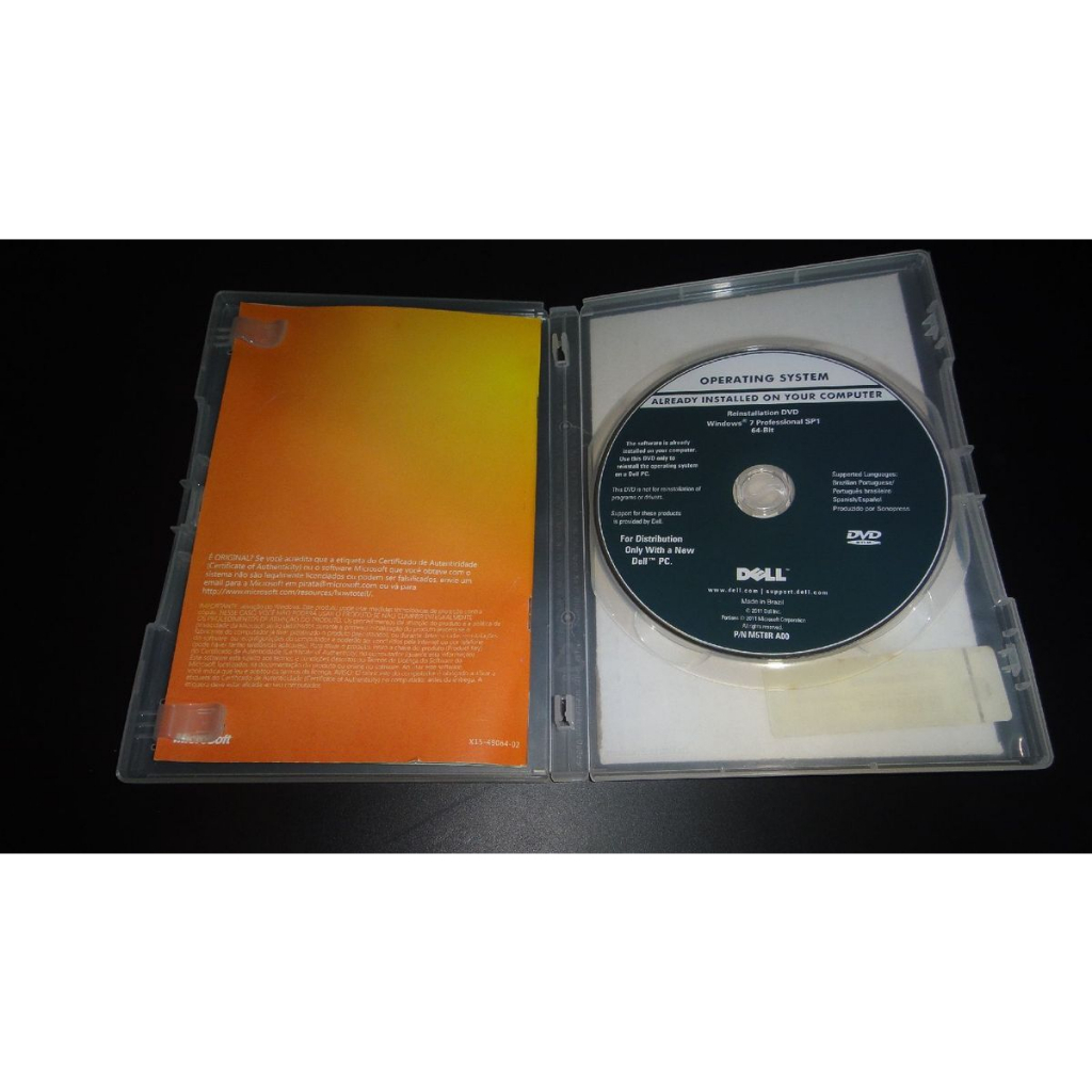 Dvd - Windows 7 - Professional - Original - Dell | Shopee Brasil