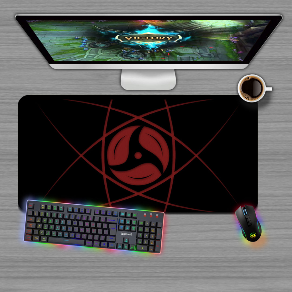 Mousepad Gamer (70x35cm) - MANGEKYOU SHARINGAN | Shopee Brasil