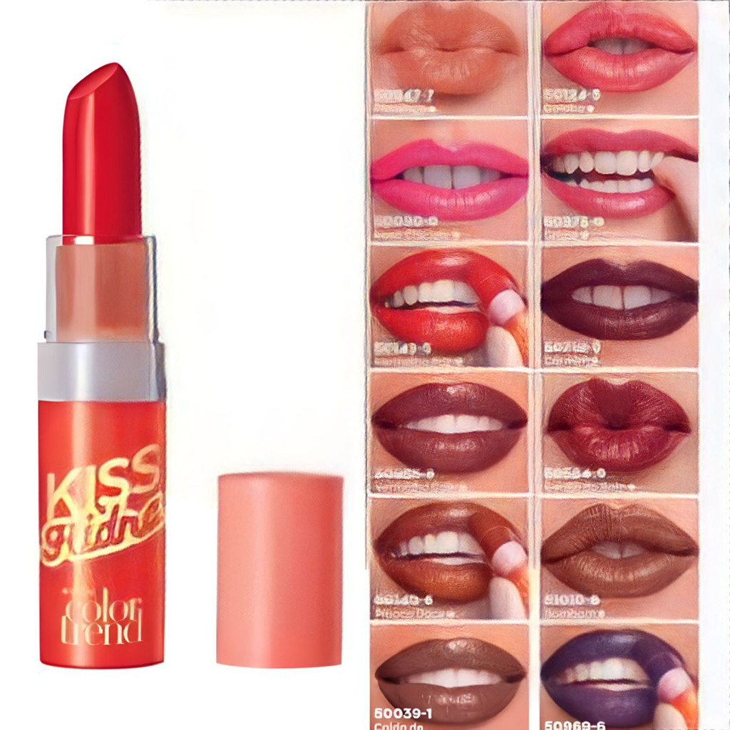 Kiss Hidra Baton hidratante Color Trend Maquiagem Avon pipoca doce ...