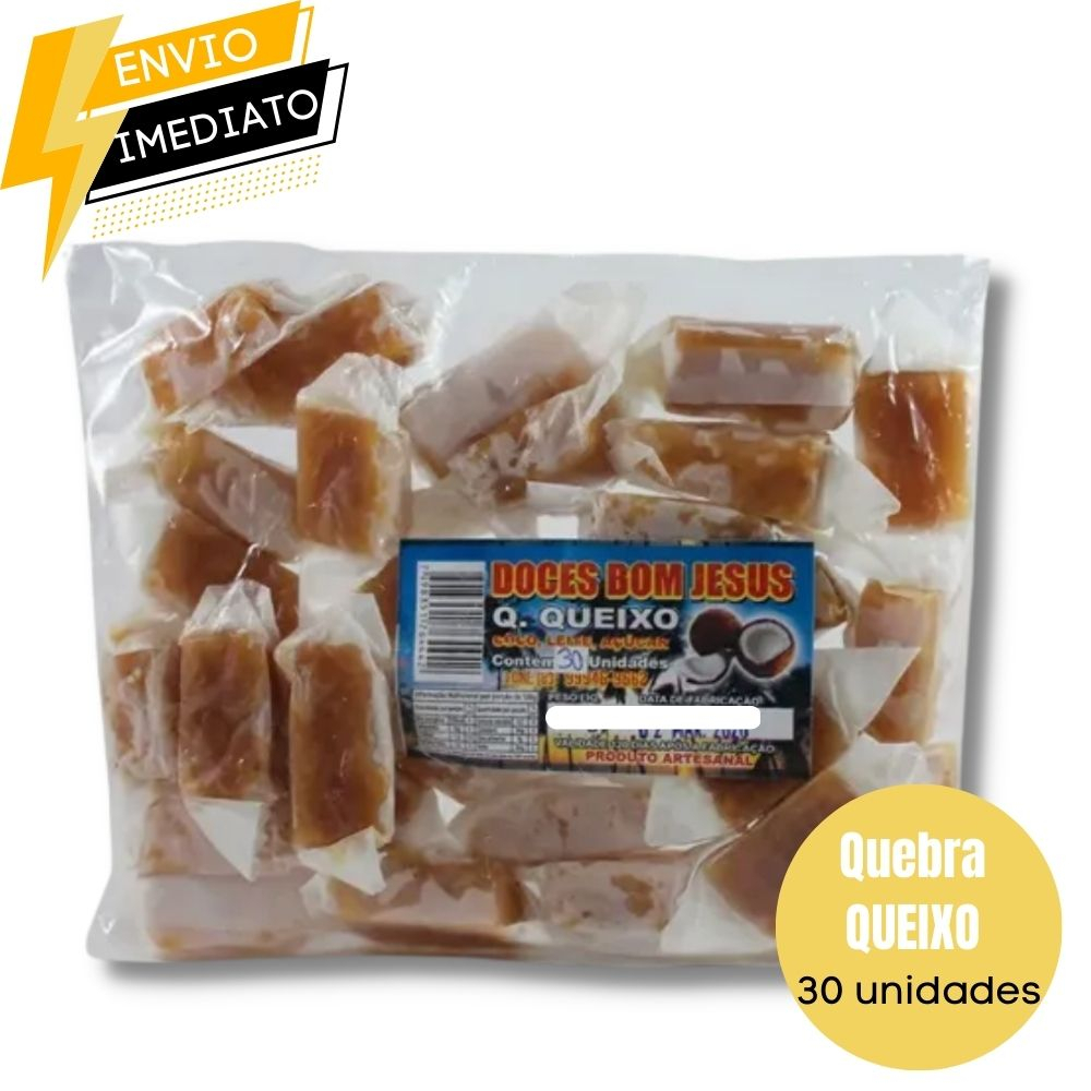 Quebra Queixo Cocada Doce de Coco (Pacote) 230g | Shopee Brasil