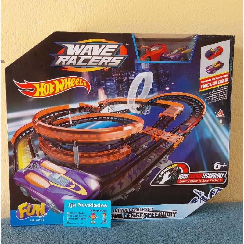 pista hot wheels wave racers original | Shopee Brasil