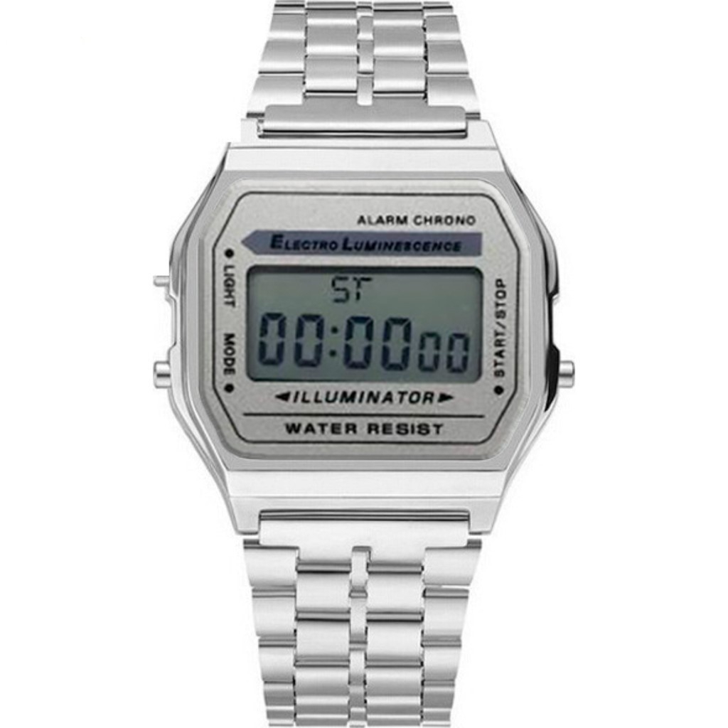 Relogio de Pulso Casio Retrô Vintage Wr Digital Feminino Masculino ...