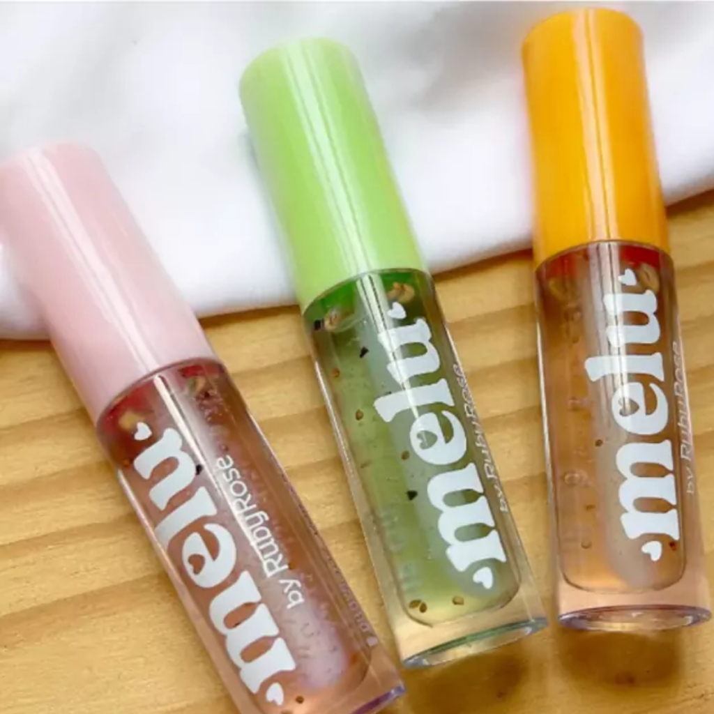 Lip Oil Melu Ruby Rose - Pitaya / Pitanga / Kiwi 4ml | Shopee Brasil